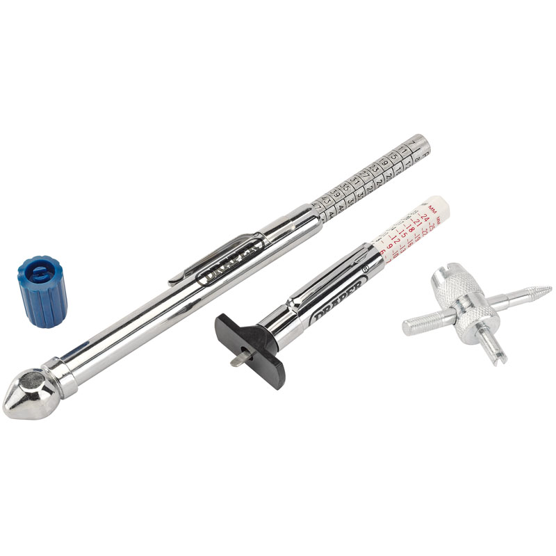 Tyre Service Kit (3 Piece) – Drapertools