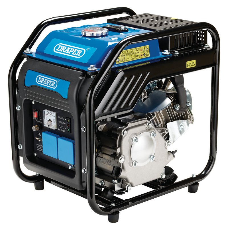 Petrol Open Frame Inverter Generator, 2800W – Drapertools